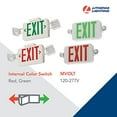 Lithonia Lighting Rd M6 Ecrg Led Emergency Light Exit Combo Red Green