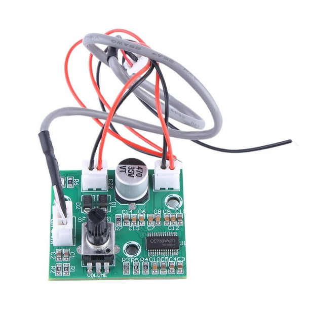 Amplificador Módulo Audio Smart Home Clase D Tablero 60W Mono Alta Potencia DC 12/24V AMP POWER ...