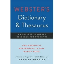 Webster's Dictionary & Thesaurus, (Paperback) - Walmart.com