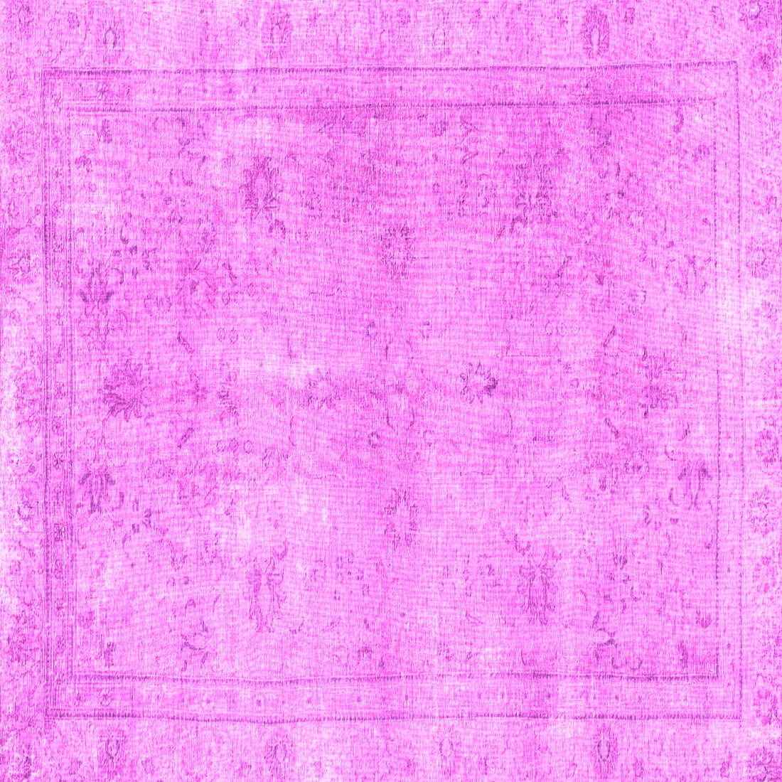 Ahgly Company Indoor Square Persian Pink Traditional Area Rugs, 8 ...