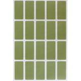 Royal Green Olive Rectangle Stickers Adhesive Labels 1.57 inch x 0.75 ...