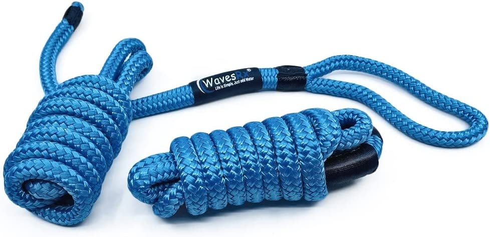 WAVESRX Boat Fender Lines 3/8'' x 6' (2PK) | Premium Marine Rope for ...