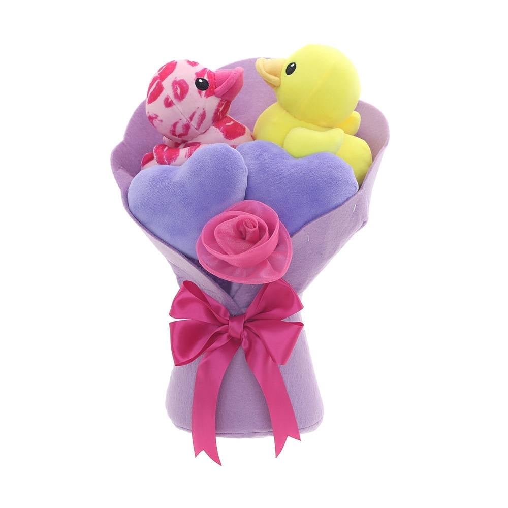 Peluche de San Valentín Way to celebrate Ramo Dino con 2 Mini Patos ...
