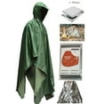 HOW'ON Multifunction Realtree Camouflage Waterproof Rain Poncho Hunting ...