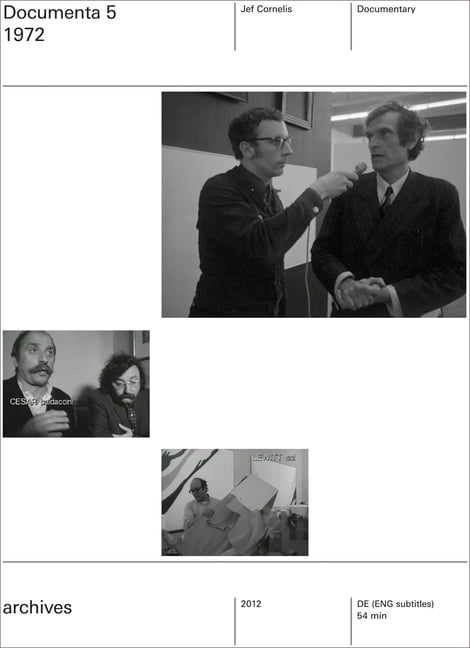 Documenta 5: A Film by Jef Cornelis (DVD video) - Walmart.com