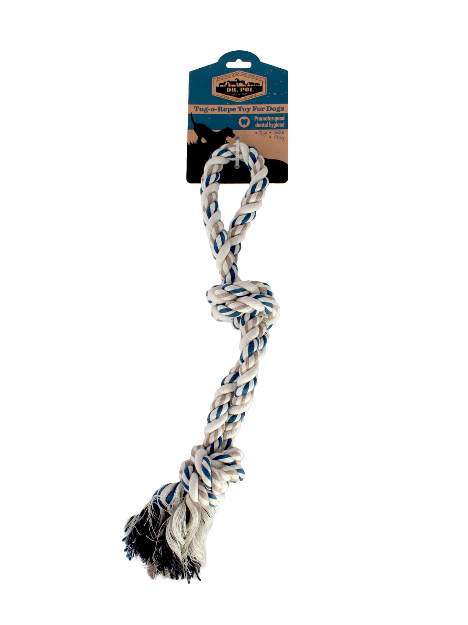 Dr. Pol Rope Loop Knotted Tug Dog Toy - Walmart.com