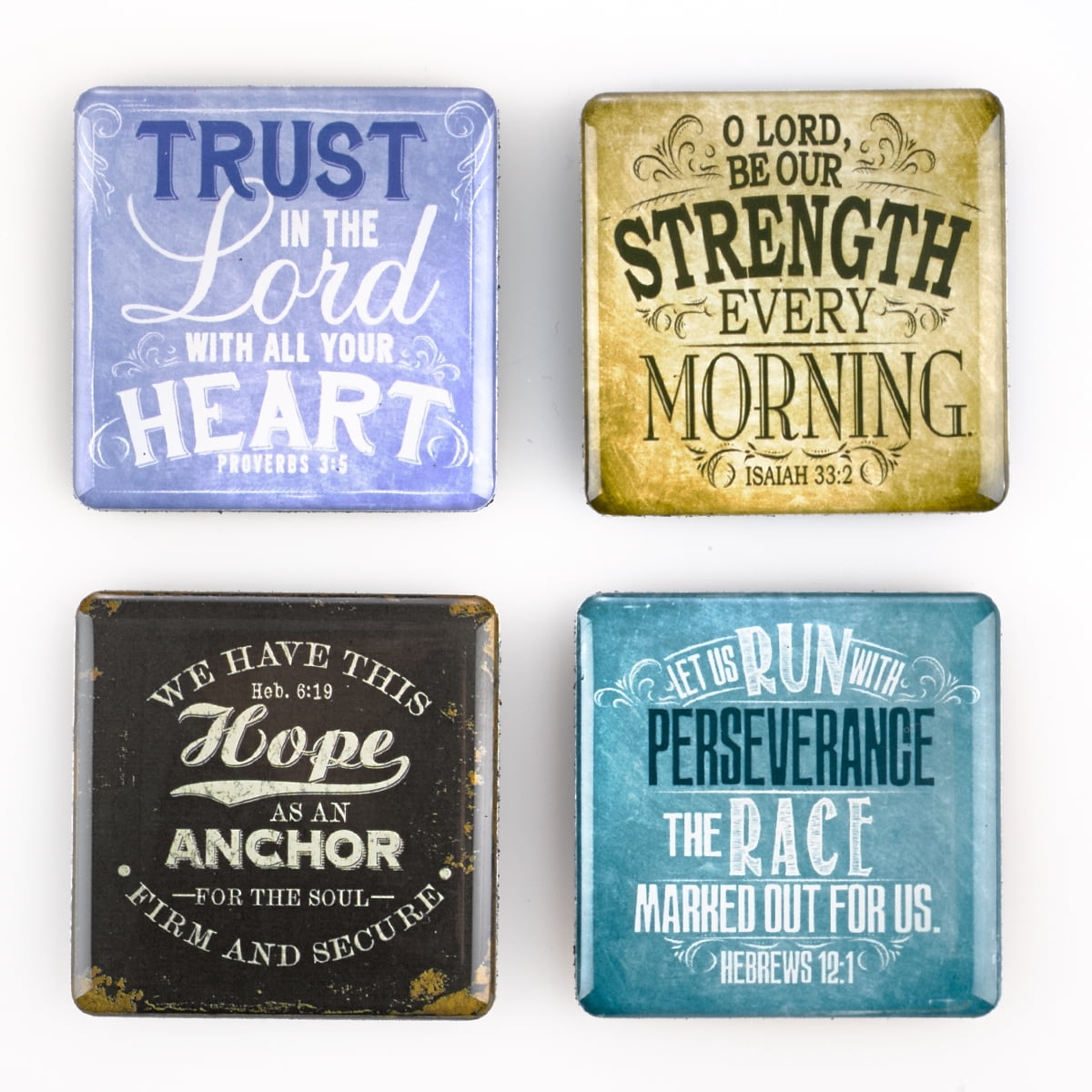 Christian Art Gifts Vintage Refrigerator Magnets Retro Blessings w ...