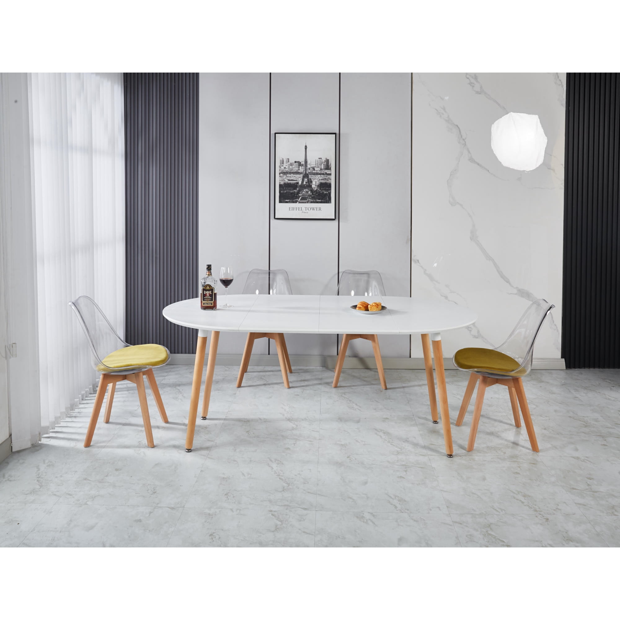 Click here for Canlux Round Dining Table 100/140/180x100x75cm woo... prices