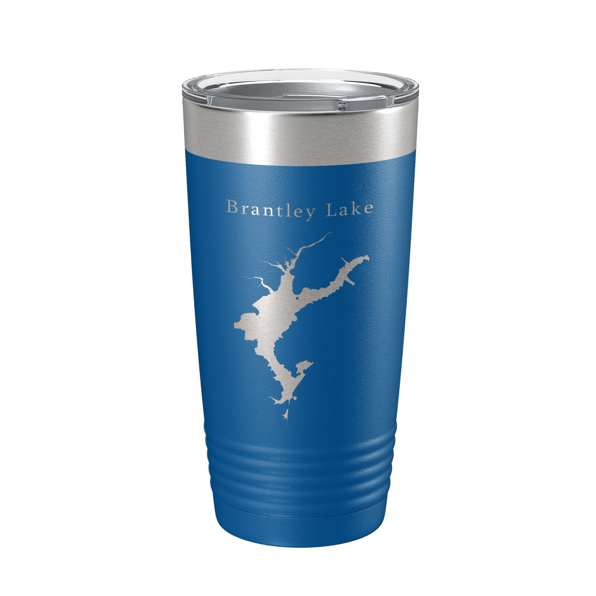 Brantley Lake Map Tumbler Travel Mug Insulated Laser Engraved Coffee ...