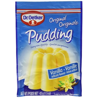 Dr. Oetker Original Pudding Vanilla (Pack of 4) 148g - Walmart.com