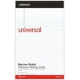 Universal UNV57300 5 in. x 8 in. Premium Narrow Ruled Writing Pads with ...