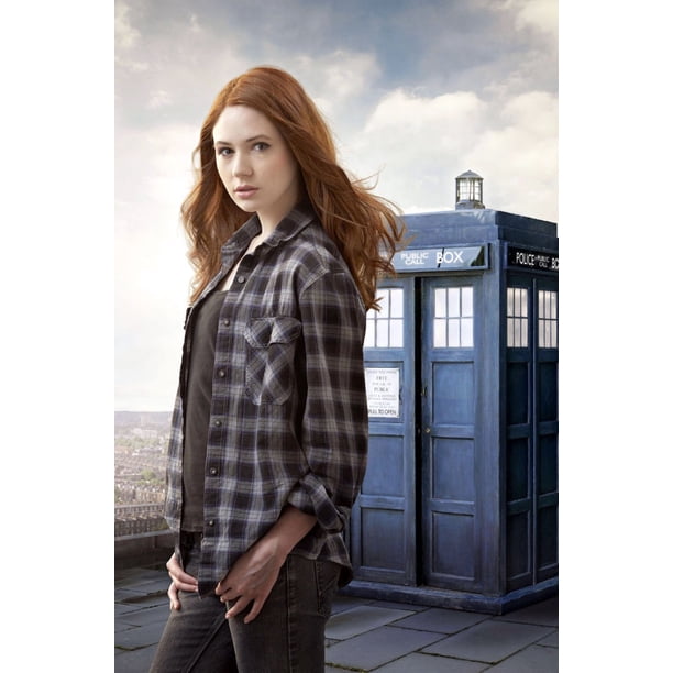 Karen Gillan Poster Dr Who Tardis Art Poster 24x36 Multi-Color Square ...