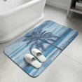 3.94'x5.25' Area Rug for Bedroom, Navy Blue Palm Tree Non Slip Soft ...