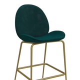 CosmoLiving by Cosmopolitan Astor Upholstered Counter Stool, Multiple ...