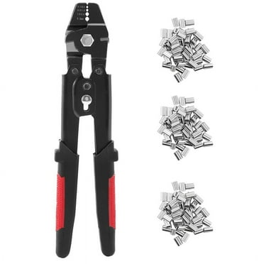 VanRolldex Fishing Crimping Pliers and Tool Kit with 500pcs Crimp ...