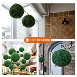 7 Inch Artificial Plant Topiary Balls Outdoor Round Boxwood Balls Large ...