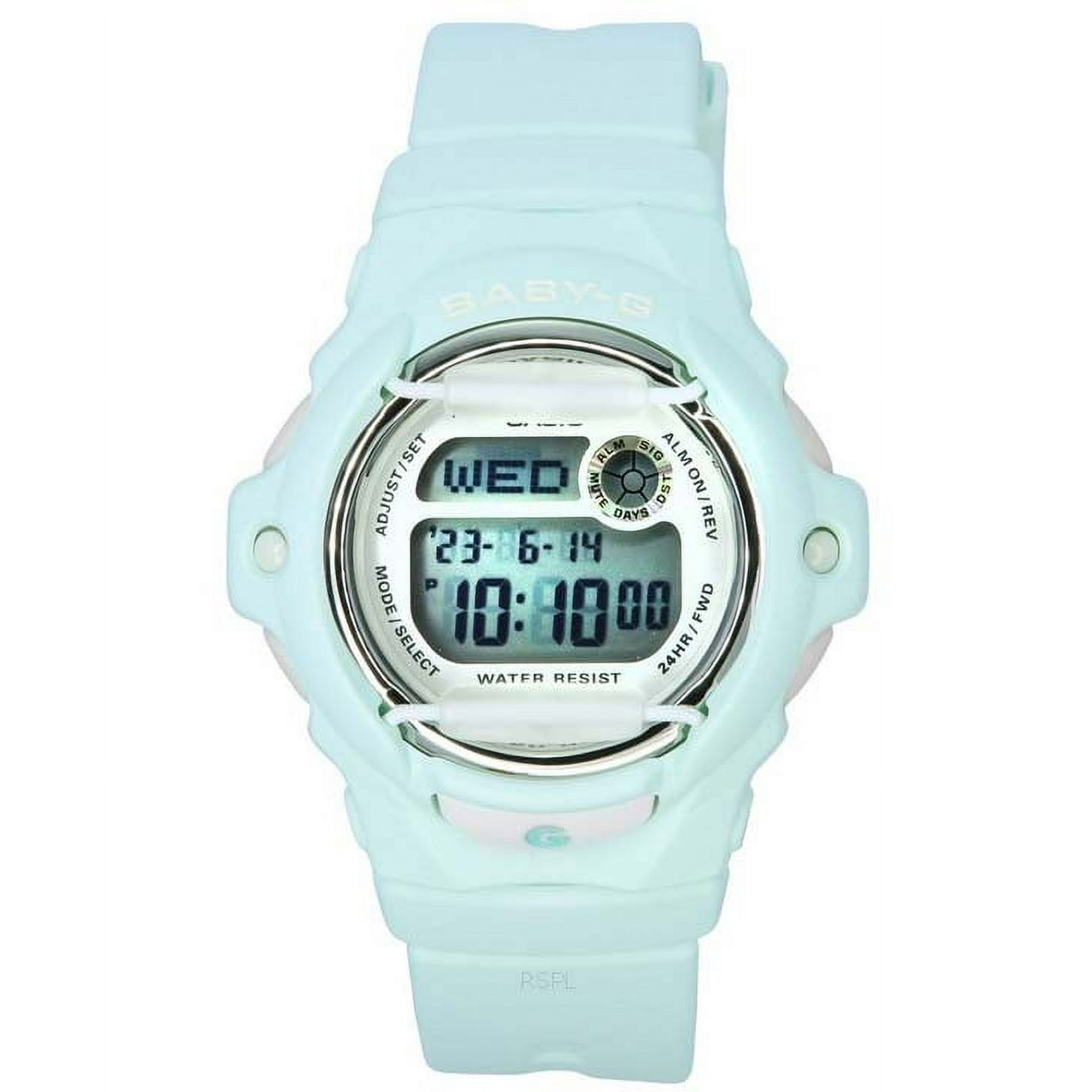 Click here for Casio Baby-G Digital Pastel Green Resin Strap Quar... prices