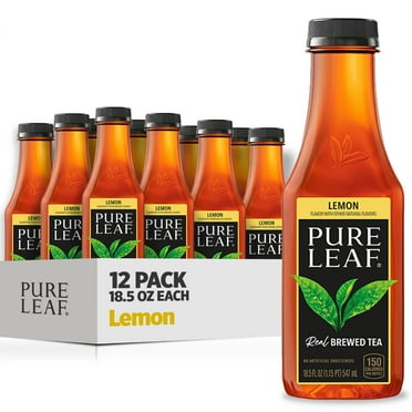Pure Leaf Real Brewed Extra Sweet Iced Tea, 18.5 fl oz, 12 Pack Bottles ...