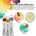 Gencrafts Professional Art Pack - Watercolor Paint Tubes Set of 50 ...