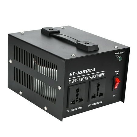 1000W Power Transformer, One Click Switching ST-1000VA US Plug Overload ...