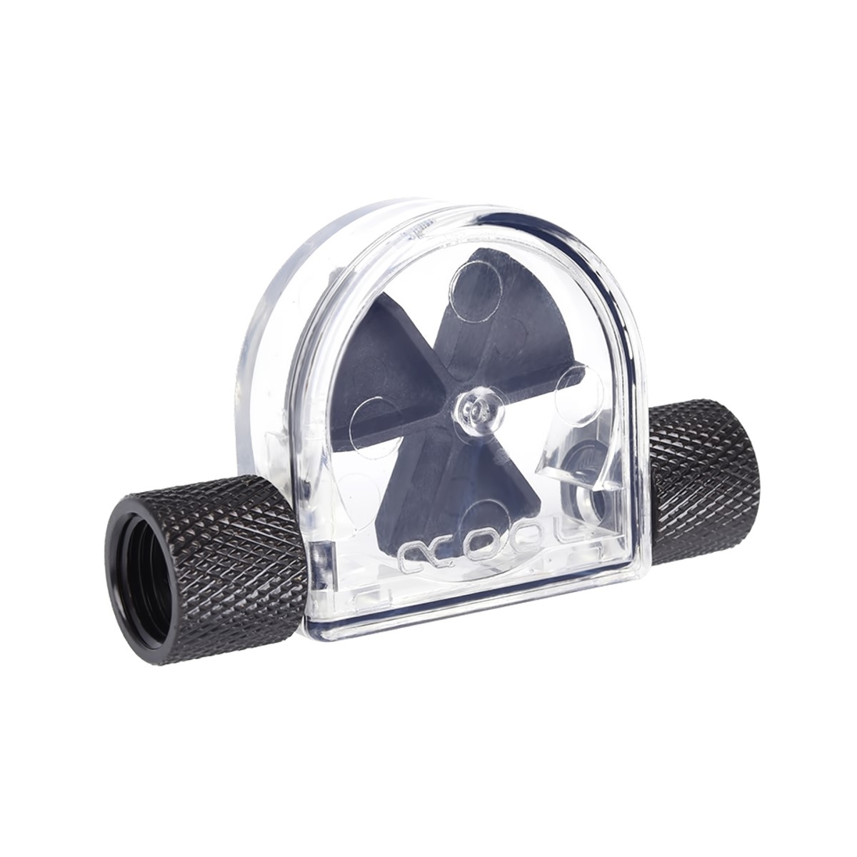 Alphacool Eisfluegel Flow Indicator, Black Fins, Clear Body - Walmart.com