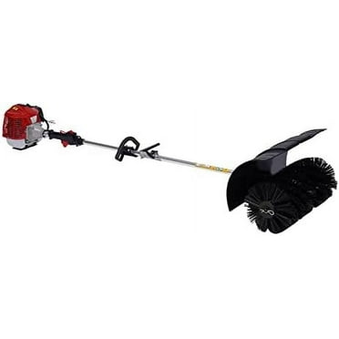 22" Battery Powered Push Sweeper With Double Brush System 18V Lithium ...
