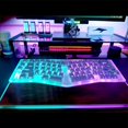 Ergonomic 136 Keycap Set Translucent Side Engraved Backlighting Keycaps ...
