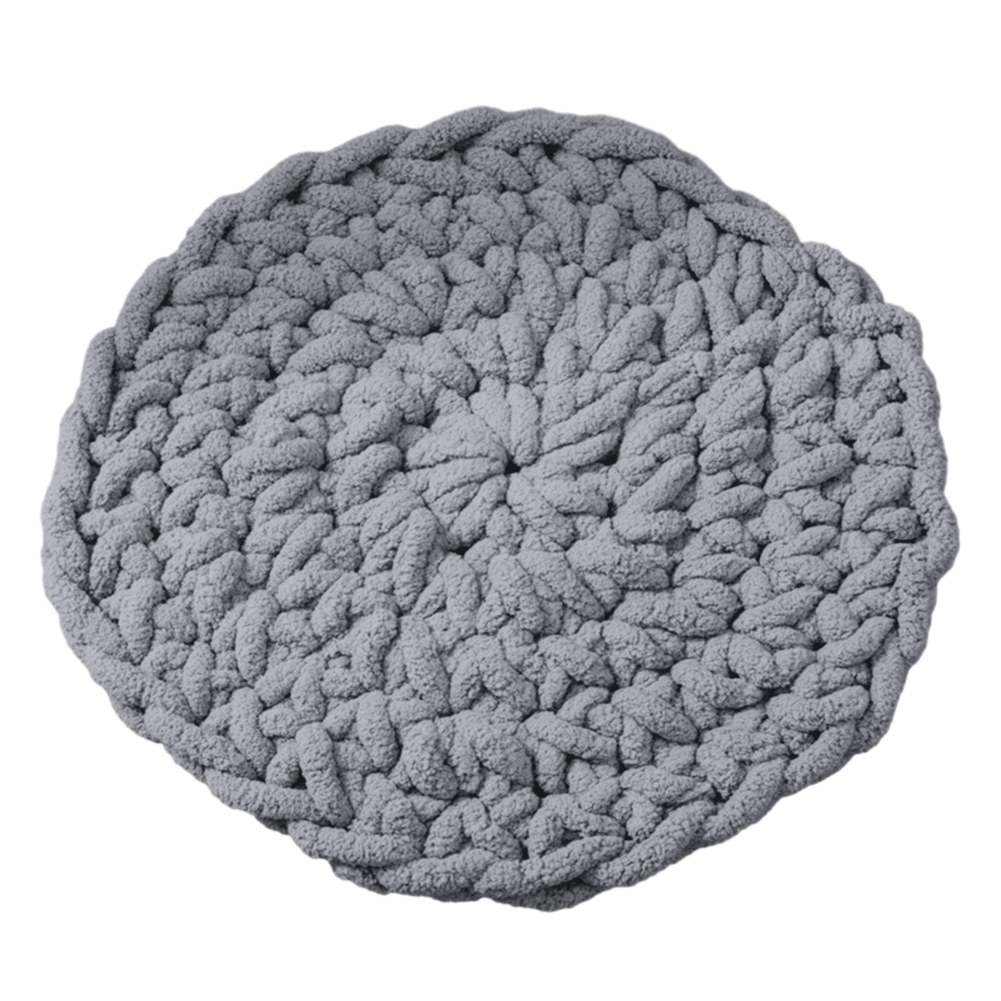 Holocky Floor Pillows 20 Inch Round Floor Cushion Gray Chair Cushion ...