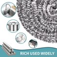 2026 Hot Sale 6 Pack 40g Stainless Steel Scourers, Heavy Duty Steel ...