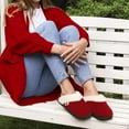 Ecetana Women's Indoor & Outdoor Memory Foam Slippers, Plush Fleece ...