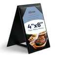 Wechef 10pcs 4x6in Double-Sided Menu A-Frame Holder, Ribbon Wedding ...