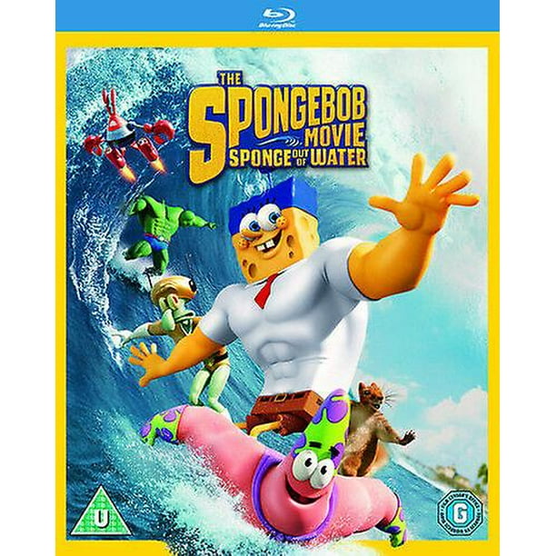 The SpongeBob Movie Sponge Out of Water Blu-Ray (2015) Antonio Banderas ...