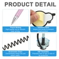 2Pcs Secure Pen with Adhesive Chain and Security Pen Holder, Reception ...