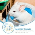 3 Pieces Hamster Pet Tunnel Add on Tunnels for Hamsters Alcohol Burner ...