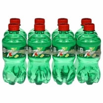 7UP Lemon Lime Soda, Naturally Flavored, Caffeine Free, 7.5 oz Mini ...