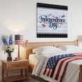 Canvas Print Wall Art Oil Paintings Independence Day Wood Board Picture ...