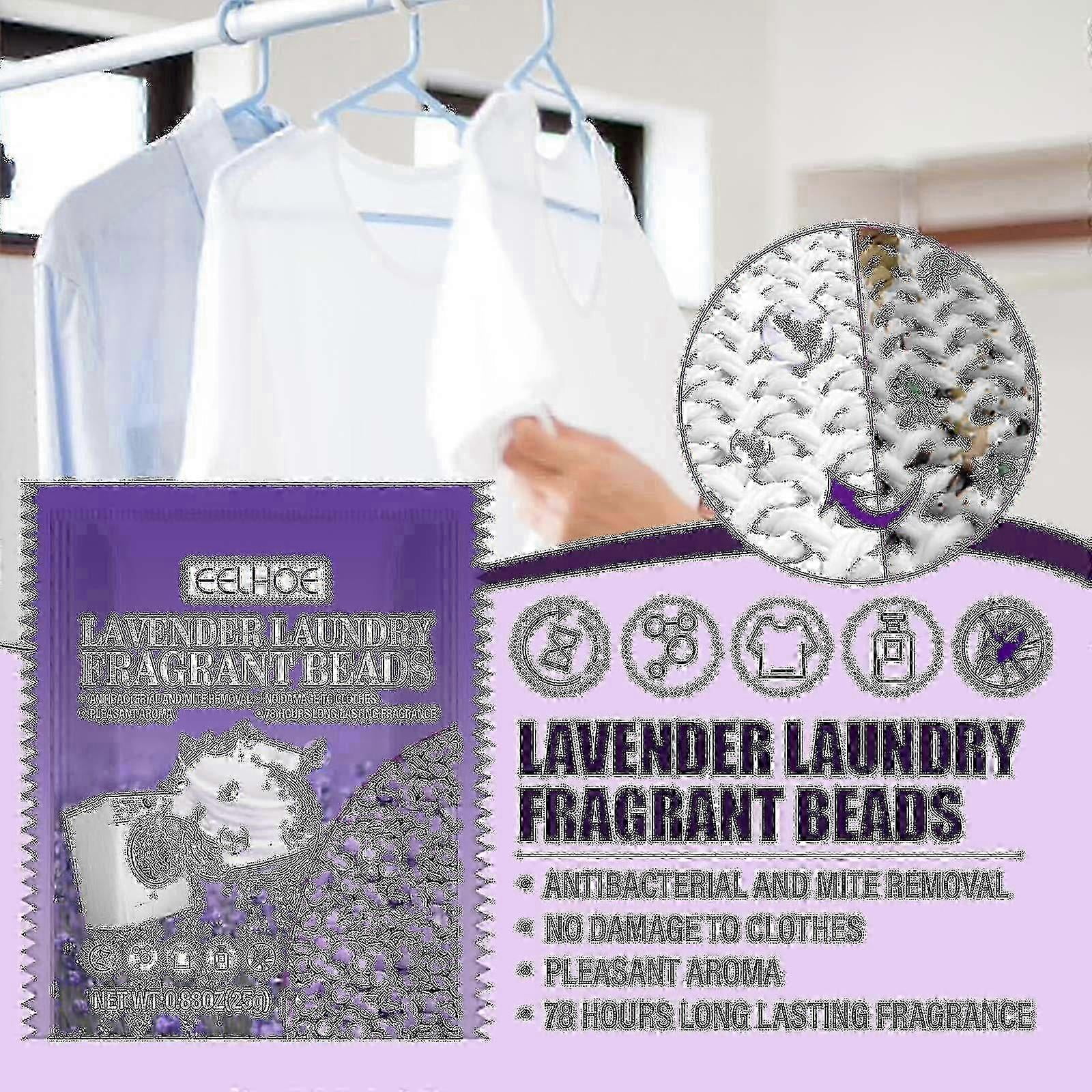 Lavender Laundry Deodorant Beads Anti-static Deodorant Colour Care ...