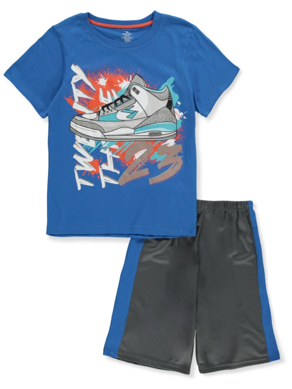 S10pe Boys' 2-Piece Baller 23 Shorts Set Outfit - royal blue, 8 - 10 ...