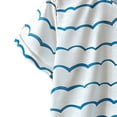 Boys Striped Outfits 2 Piece Short Sleeve Pullover Tops Shorts Lounge ...