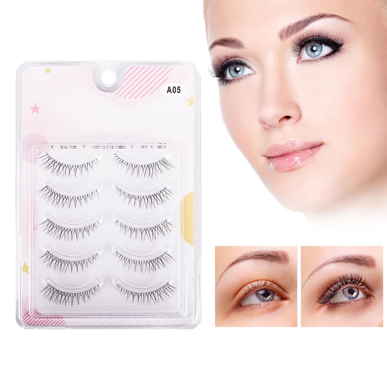 Sunhillsgrace Natural Sharpening Eyelashes Slender Realistic Eyelashes sunhillsgrace-natural-sharpening-eyelashes-slender-realistic-eyelashes