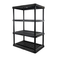 Plano 5-Shelf Extra Heavy Duty Plastic Storage Shelf Unit, 72.5” x 36 ...