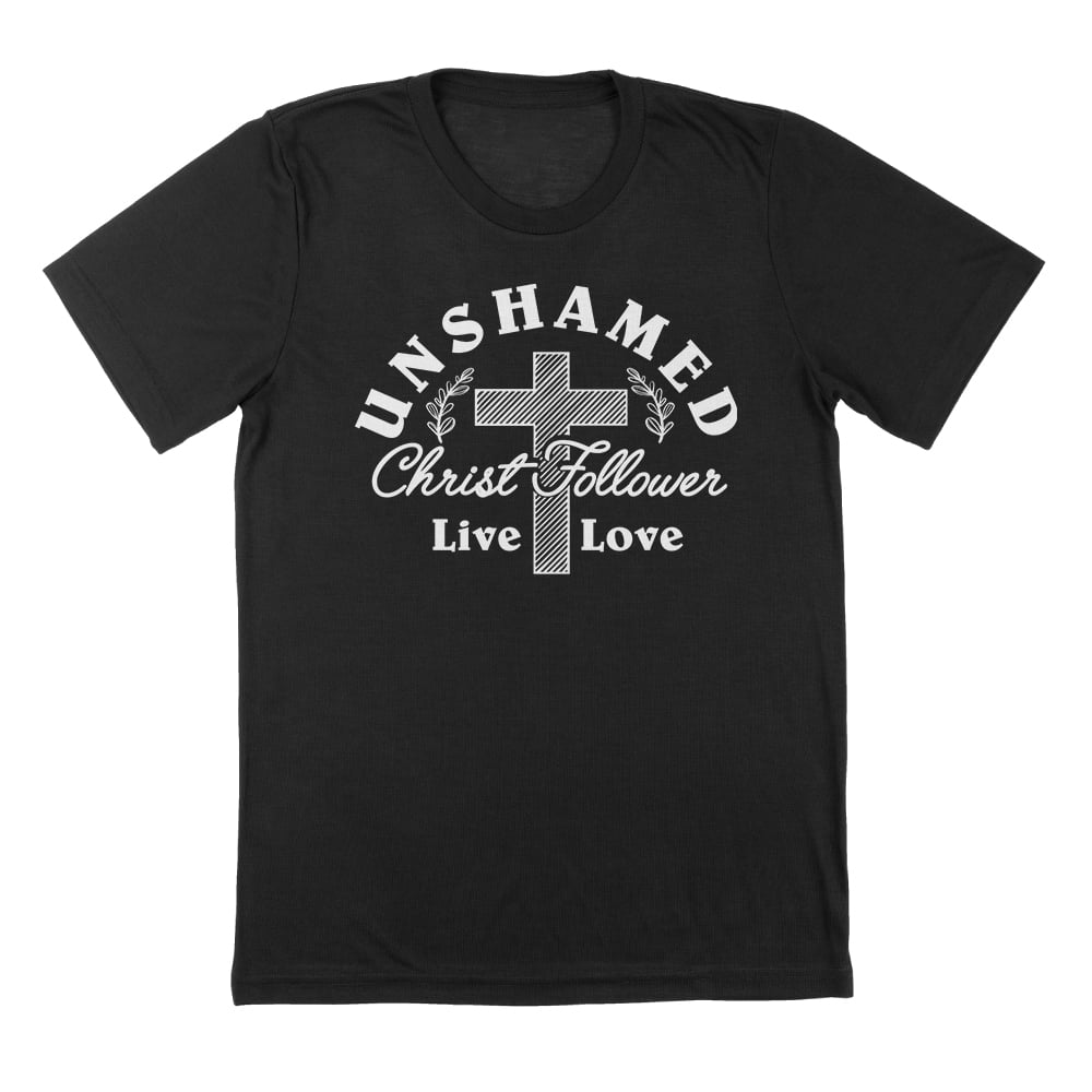 Christ Follower Religious Graphic Black Mens Cotton T-Shirt - Walmart.com