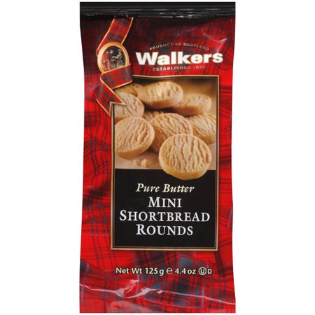 Walkers Pure Butter Mini Shortbread Rounds, 4.4 OZ - Walmart.com