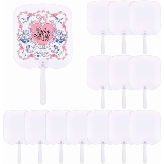 30Pcs White Foldable Flying Disc Fans 9.8inch Sublimation Fans Nylon ...