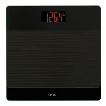 Taylor Digital Glass Bathroom Scale with Charcoal Finish - Walmart.com
