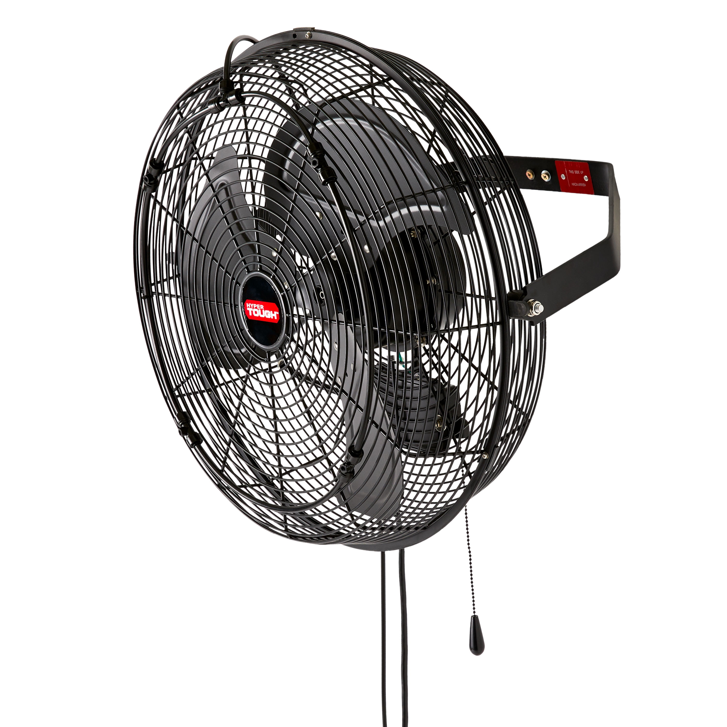 Hyper Tough 18 inch Outdoor Wall Mounted Fan with Misting Kit, 3 Blades ...