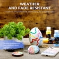 Outdoor Acrylic Paint Set 24 Colors 2 oz Bottles Waterproof Fade ...