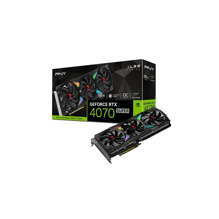 PNY GeForce RTX 4070 SUPER 12GB XLR8 VERTO EPIC-X RGB PNY GeForce RTX 4070 SUPER 12GB XLR8 VERTO EPIC-X RGB