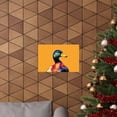 Affixzi Duck Geometric Poster Print Landscape Modern Bright Calm ...