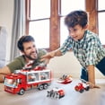 6-in-1 Robot Building Toys for Kids - Red (655 Pcs) - Walmart.com